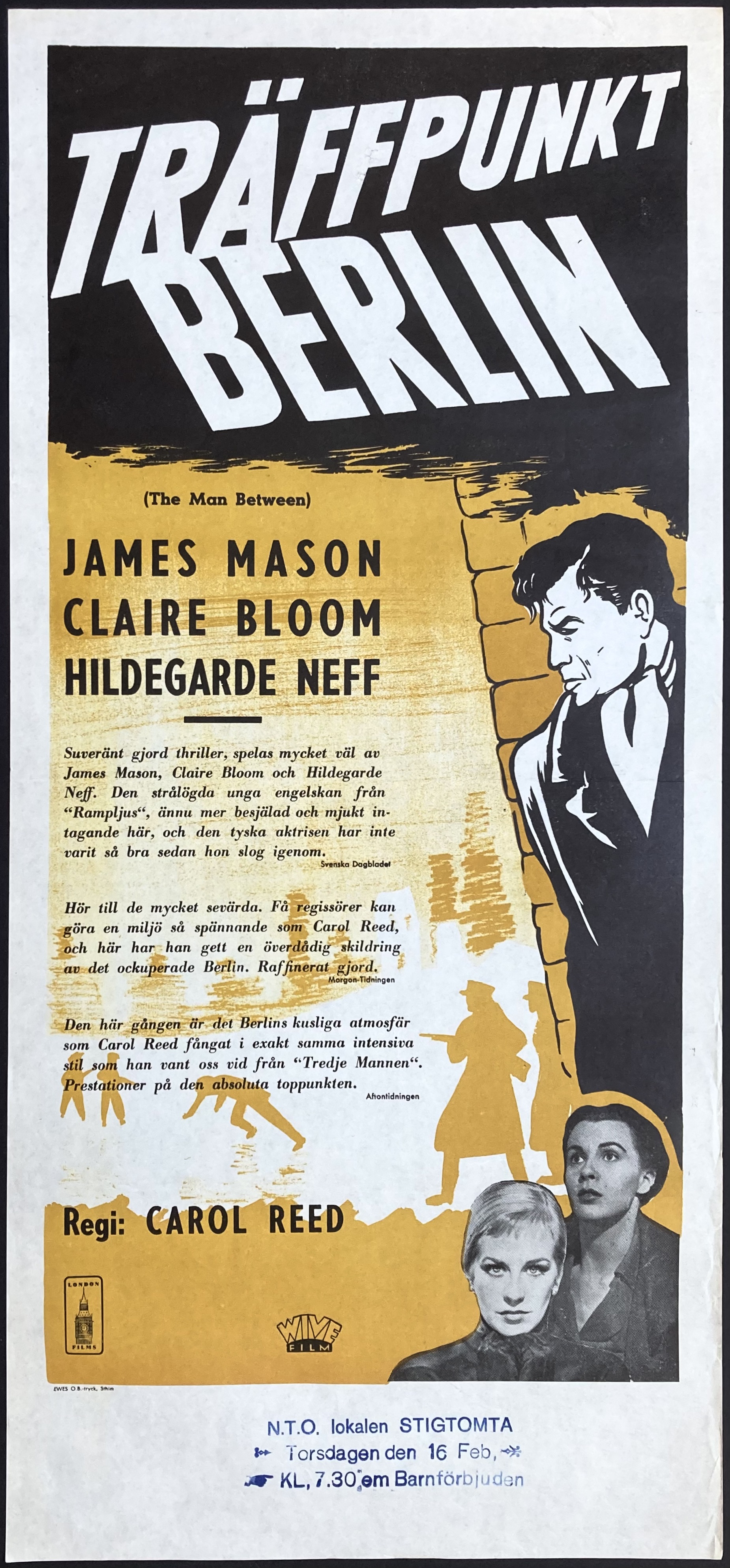 Nostalgipalatset - THE MAN BETWEEN (1953)