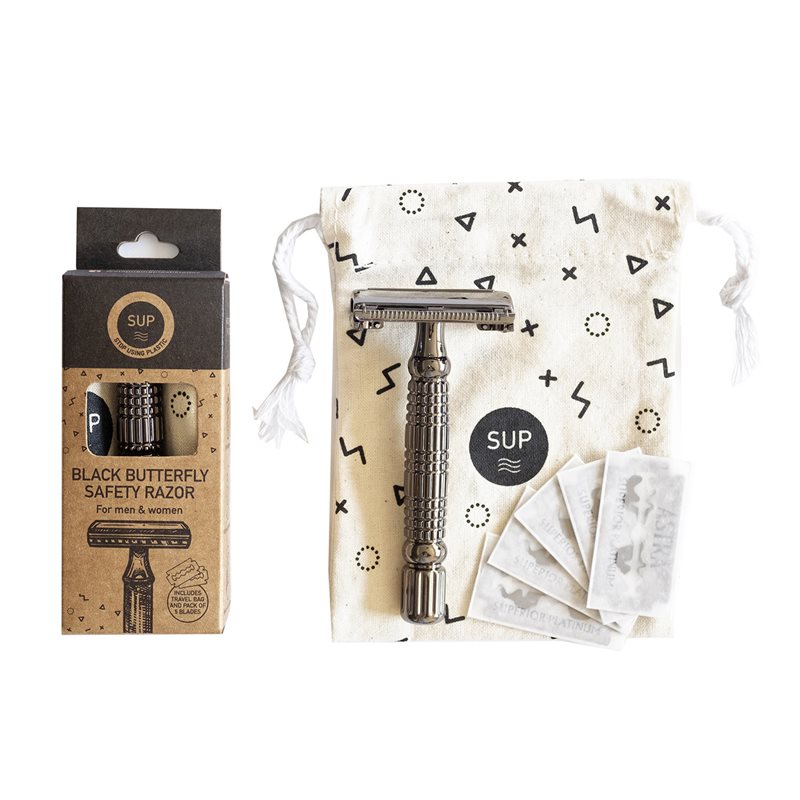 SUP Säkerhetshyvel Twist Butterfly Svart - Netoteket