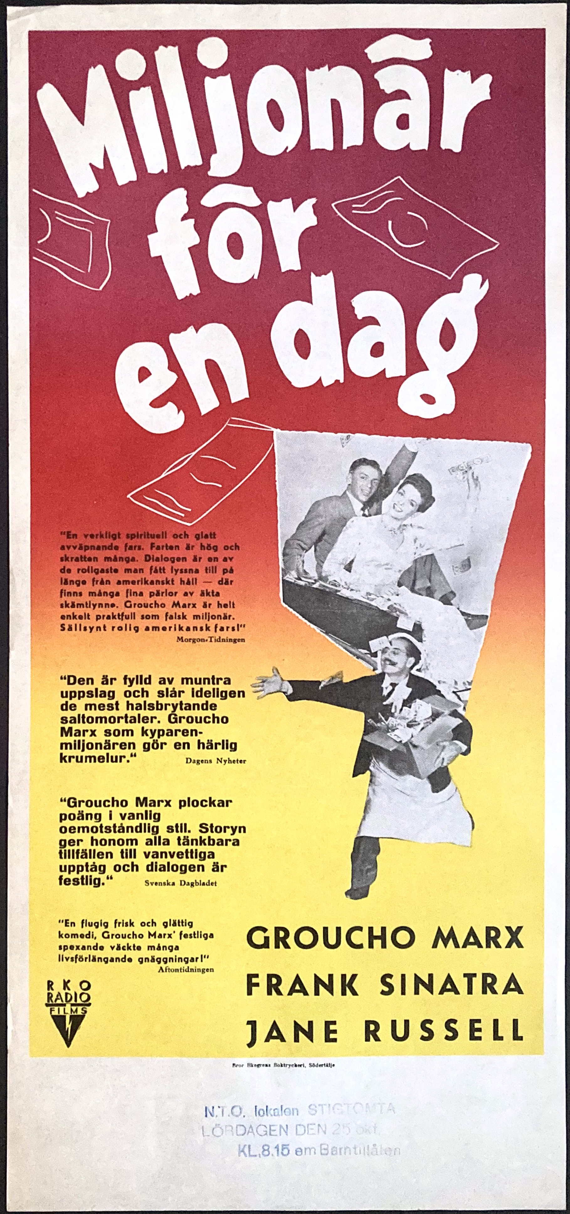 Nostalgipalatset - DOUBLE DYNAMITE (1951)