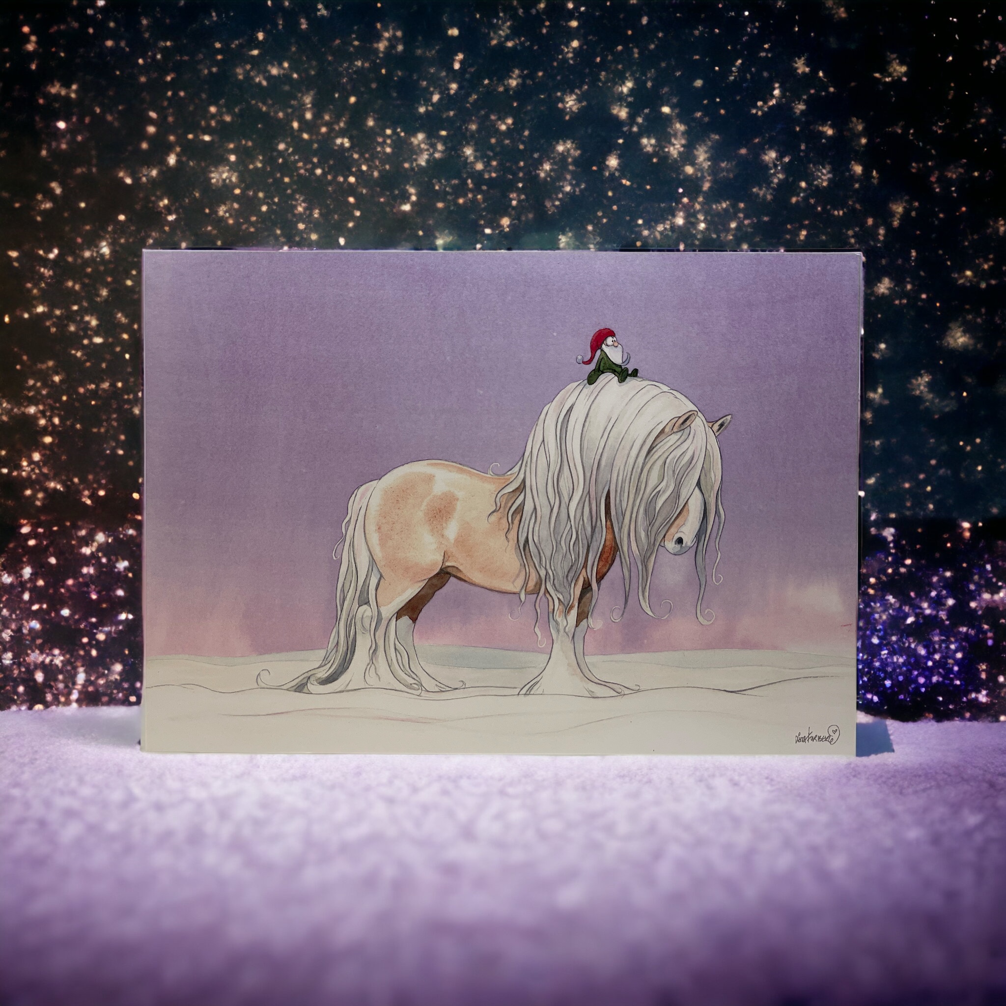 Lena Furberg Julkort A5 - Aftonrodnad - Nellispresenter