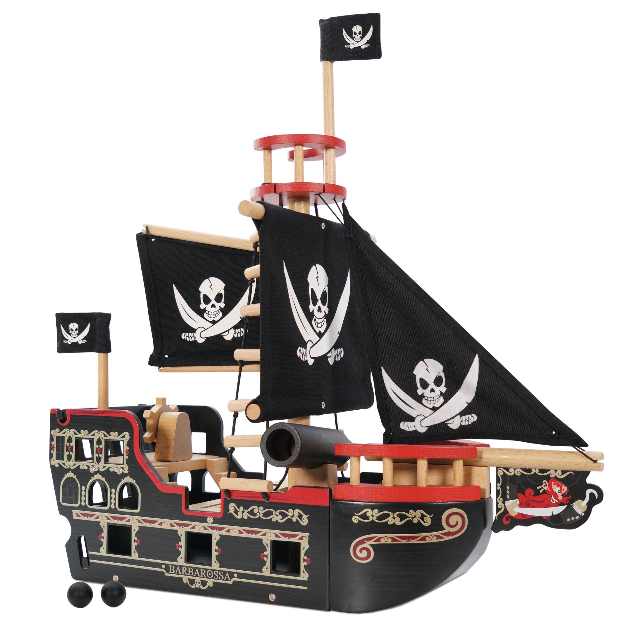 Barbarossa Pirate Ship with Figures - Kalikå