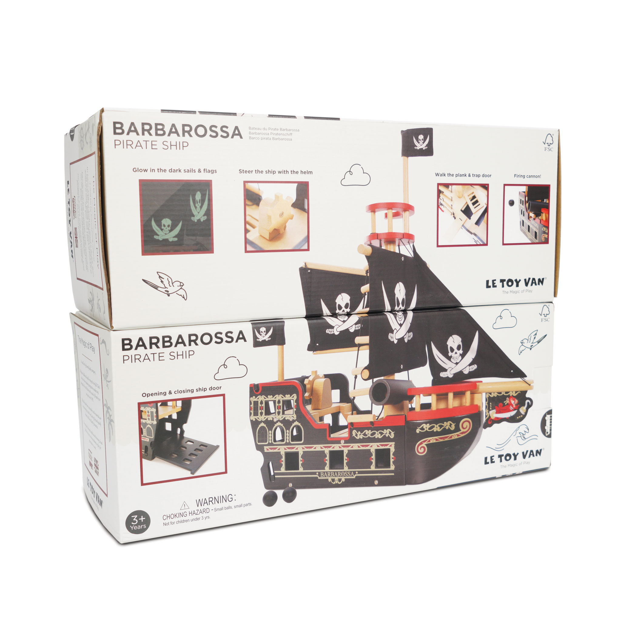 Barbarossa Pirate Ship with Figures - Kalikå
