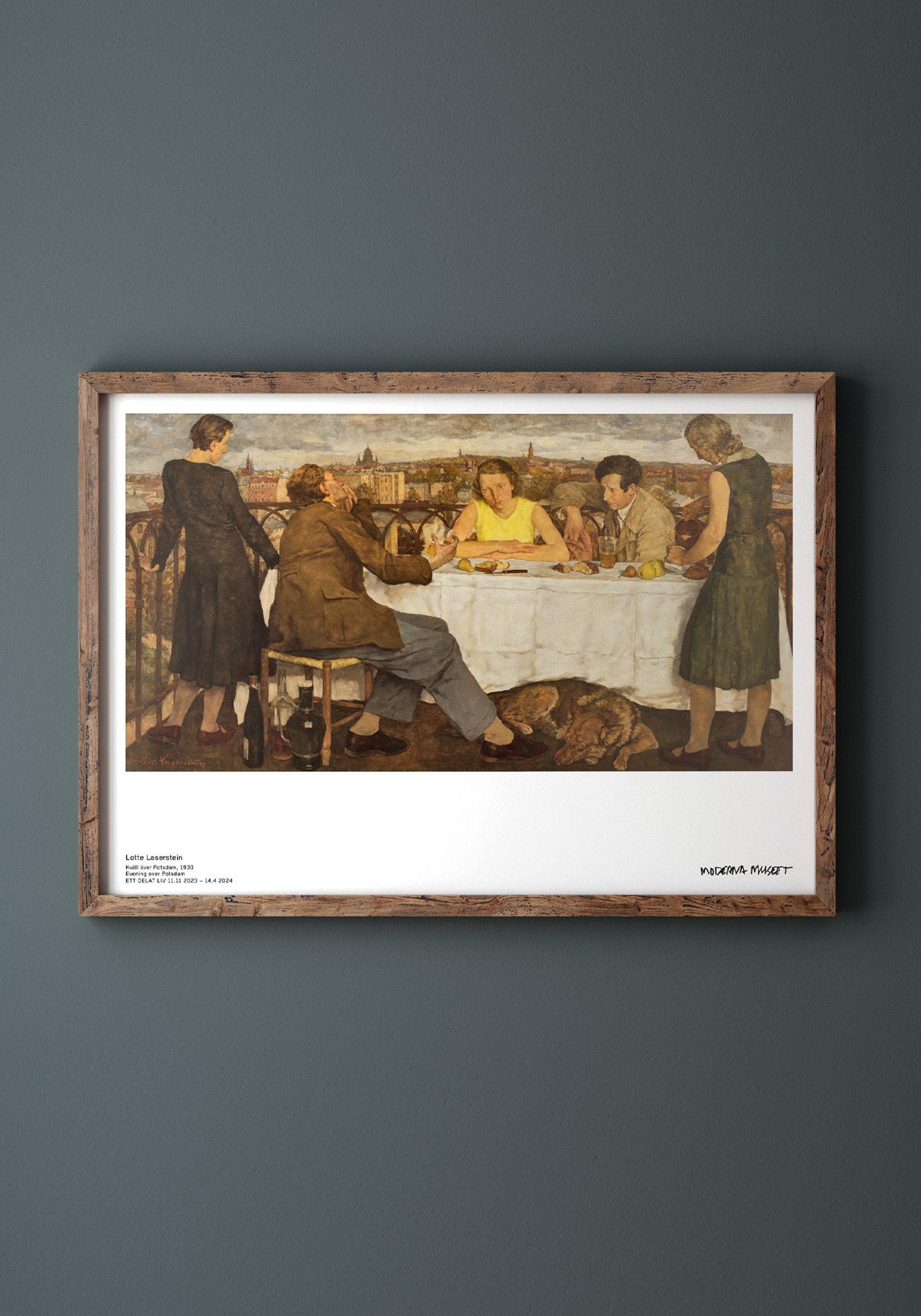 Poster, Lotte Laserstein, Night over Potsdam - Moderna Museet's Shop