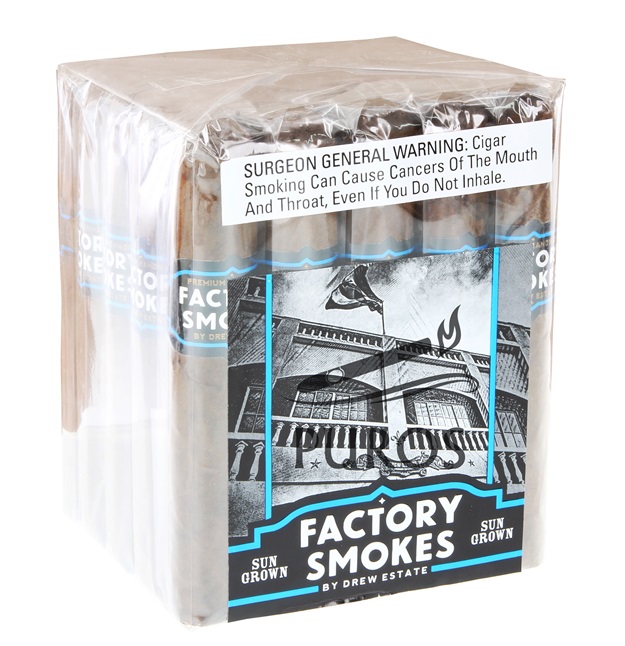 Drew Estate Factory Smokes Sun Grown Robusto 25-pack - www.puros.se