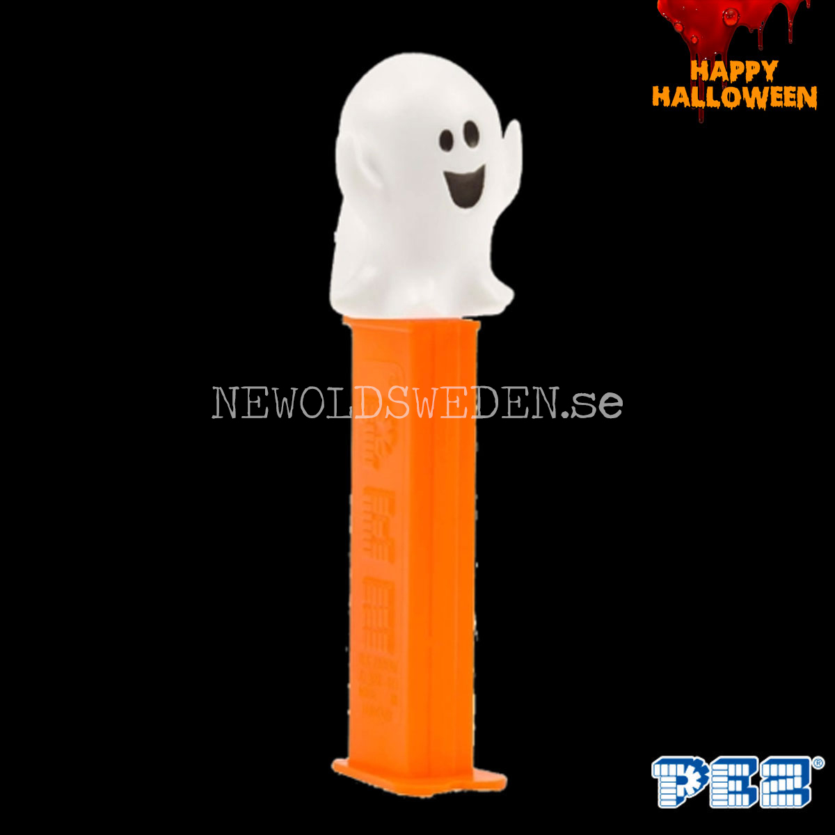 PEZ Dispenser SPOOKY THE GHOST + Candy - Halloween - PE20 - NEWOLDSWEDEN.se