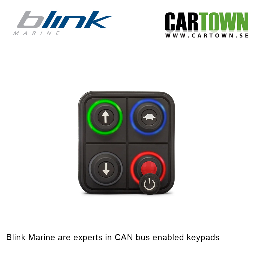 CAN-Bus Switch panel _4-button, Blink Marine - Cartown Sverige AB