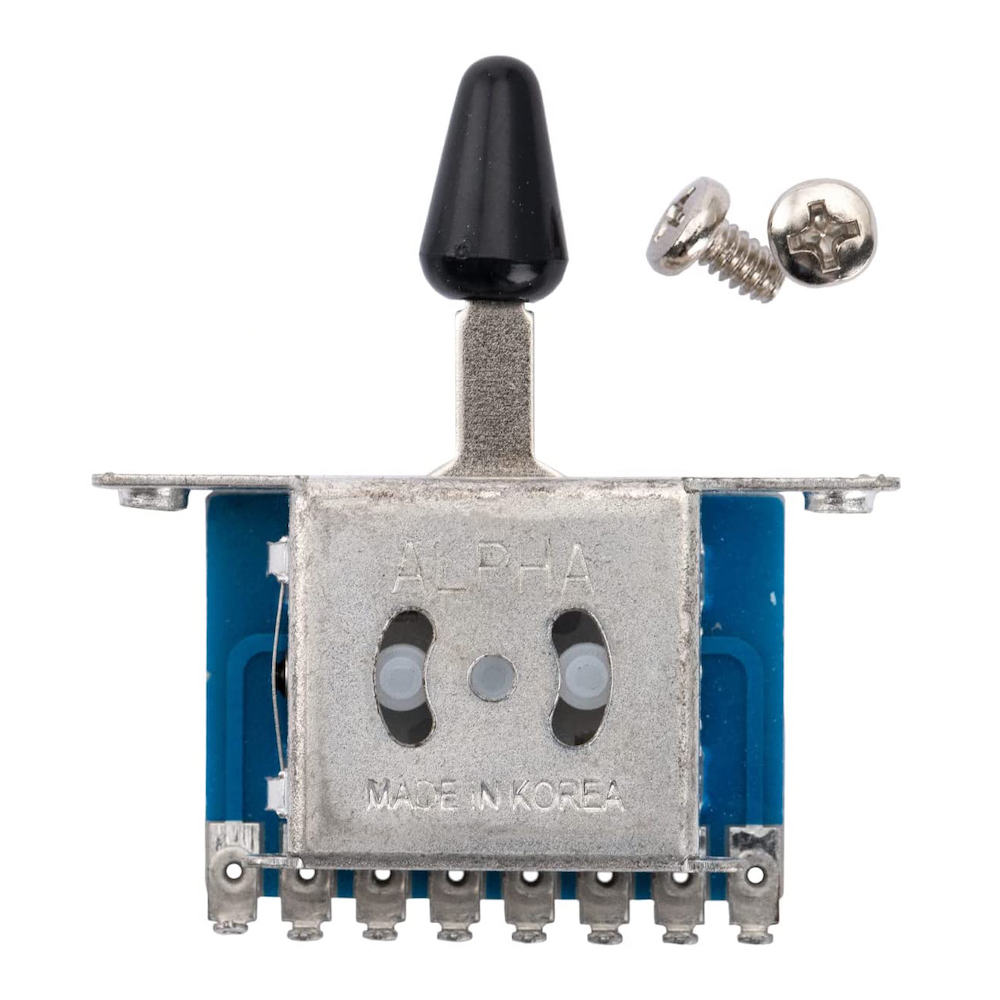 stringsnordic.com - Alpha 3-Way Switch for Tele (Black Tip)