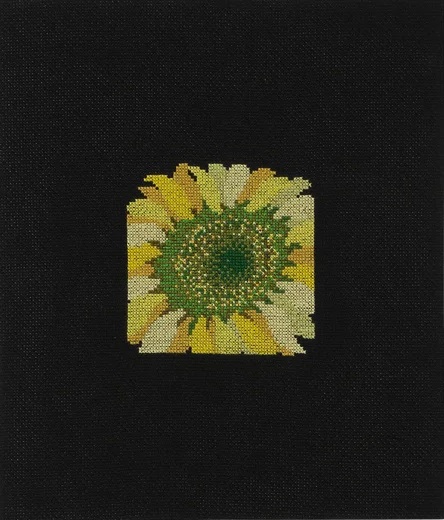 Tavla Korsstygn Solros - Nyståhl Textil fd. Birgits Stuv