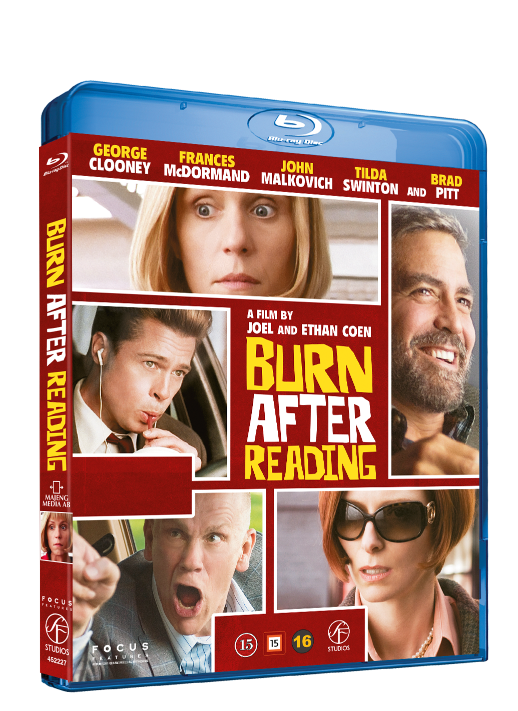 Burn after reading BD - Merch-Shop - Majeng Media AB