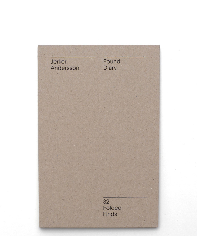 Jerker Andersson: Found Diary - Konst/ig Books
