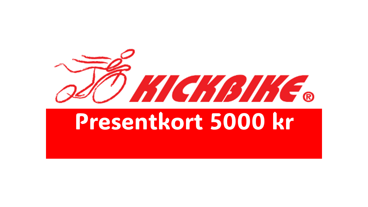 Kickbike Presentkort 5000 kr - Kickbike.se