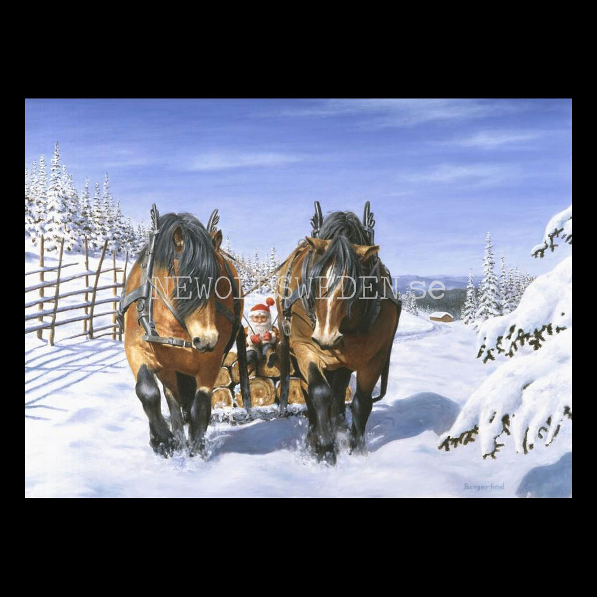 Timmerlasset Jan Bergerlind - Julkort A4 - BB20 - NEWOLDSWEDEN.se