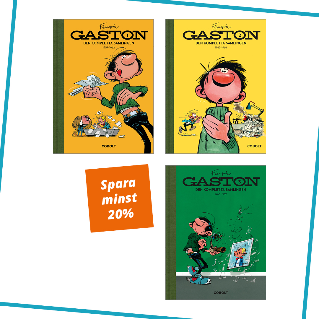 Gaston 1–3 - Cobolt Förlag