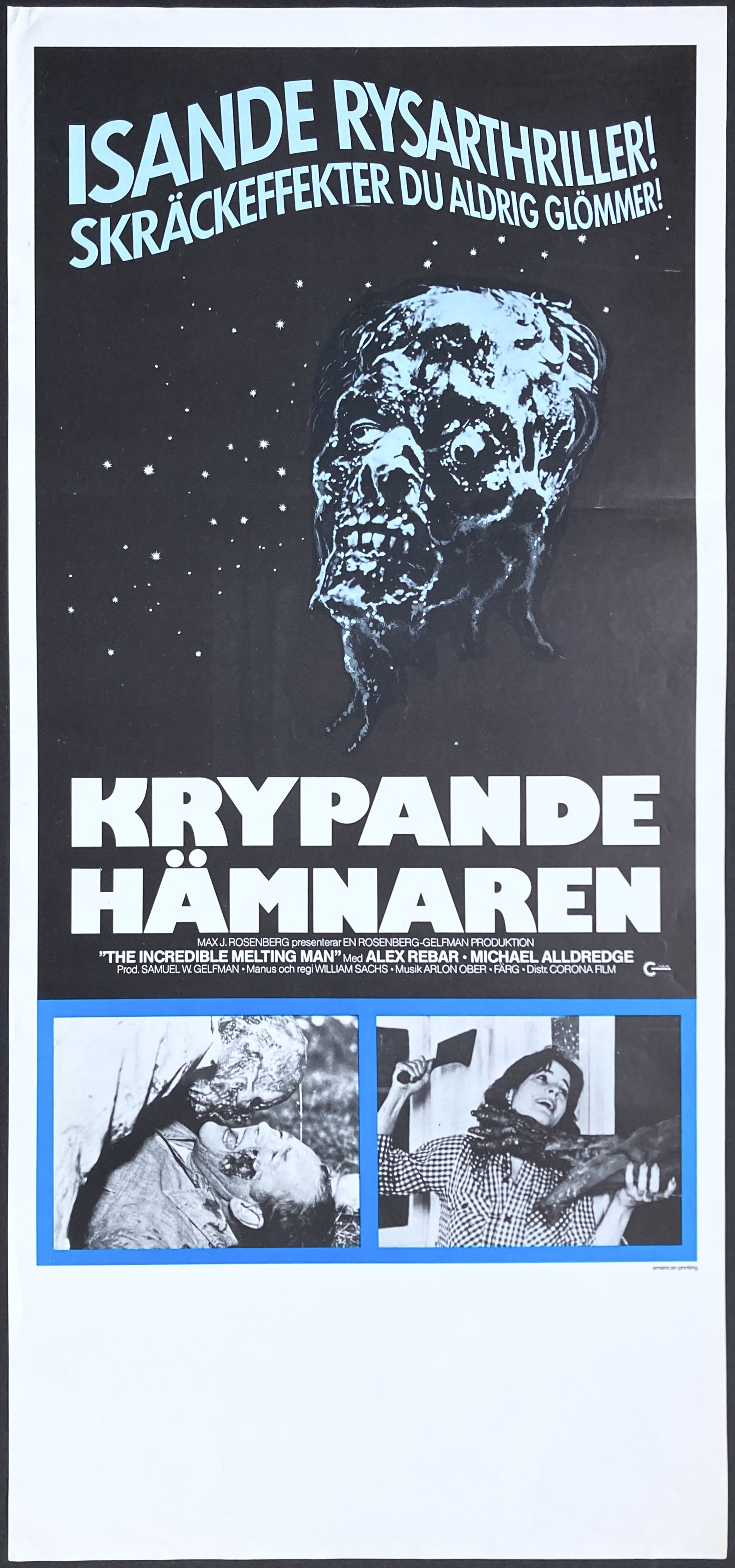 Nostalgipalatset - THE INCREDIBLE MELTING MAN (1977)