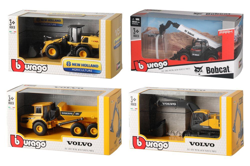 Bburago Construction vehicle assortment - Robbis Hobby Shop