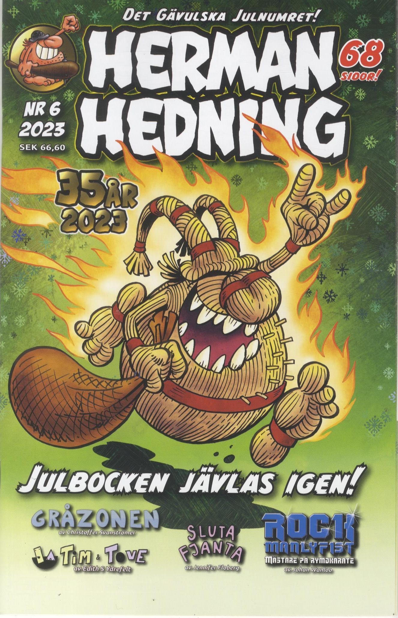Herman Hedning nr 6 2023, Det gävulska Julnumret! - Seriekällaren