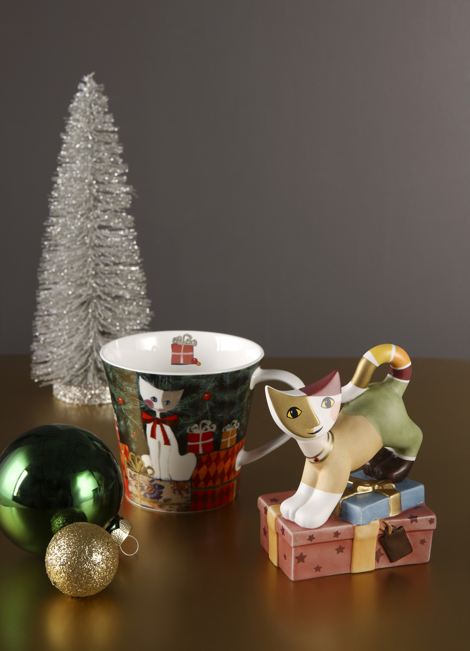 Goebel - Rosina Wachtmeister Katt Mugg - Sorprese di Natale (3,5 dl) - Nellispresenter