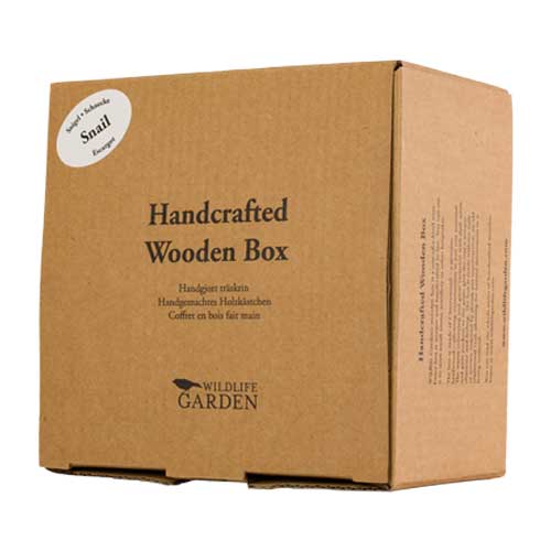 Wooden Box Snail - Wildlife Garden Online