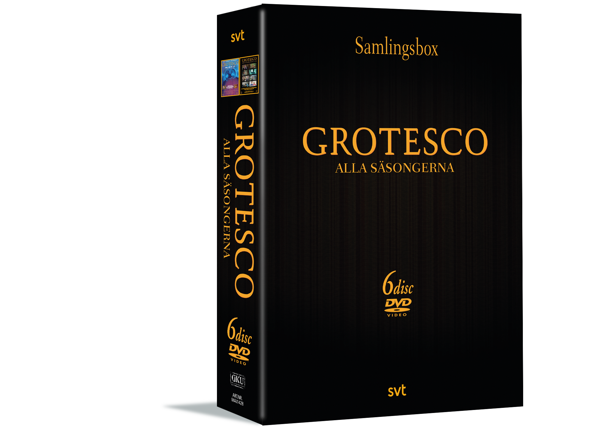 Grotesco Kompletta samlingen - Säsong 1-3 - Merch-Shop - Majeng Media AB