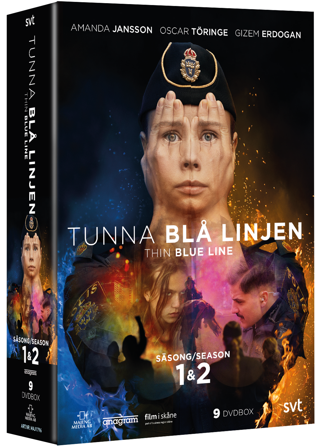 Tunna Blå Linjen Säsong 1-2 - Merch-Shop - Majeng Media AB