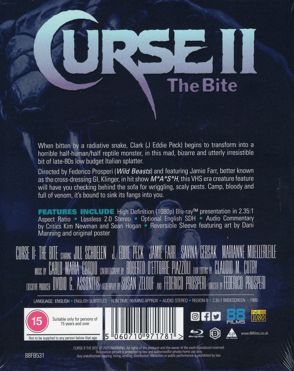 Curse II - The Bite (ej svensk text) (Blu-ray) - Kvarnvideo.se