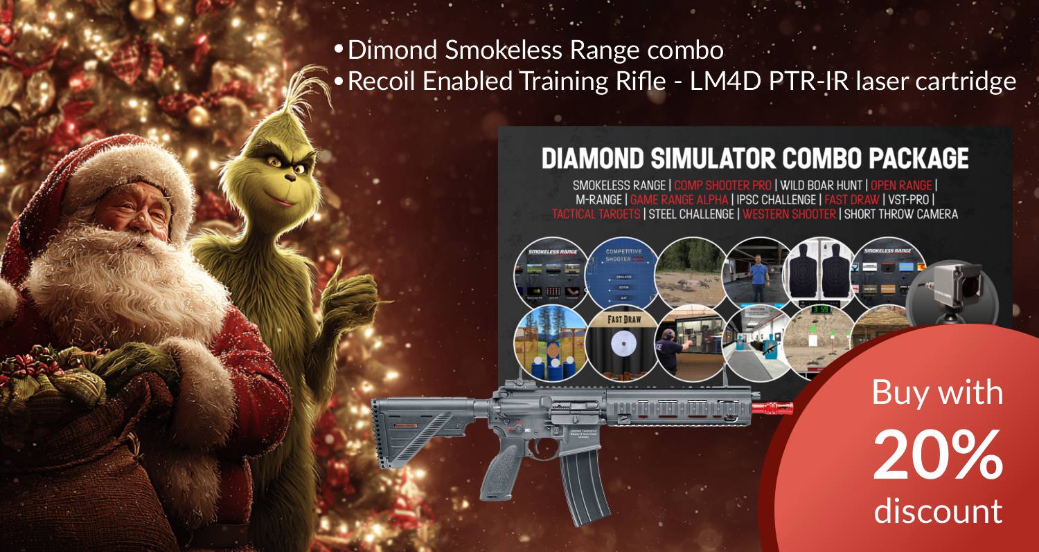 Recoil Enabled Training Rifle - LM4D PTR- IR and Diamond Smokeless ...