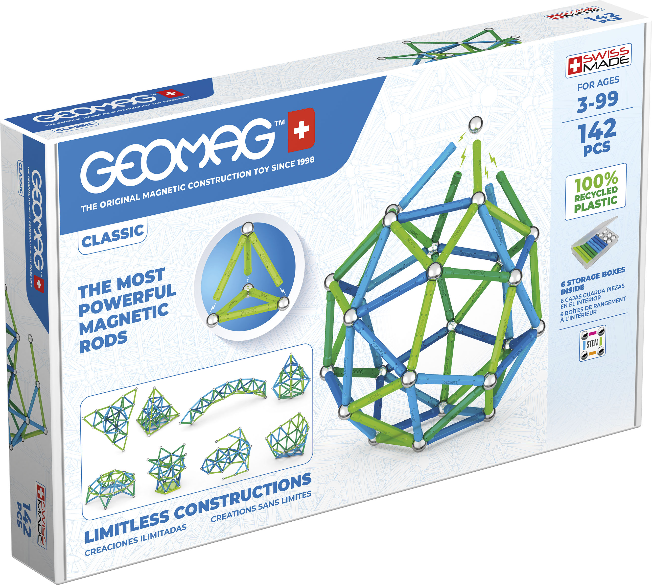 Geomag Classic 142pcs - Robbis Hobby Shop