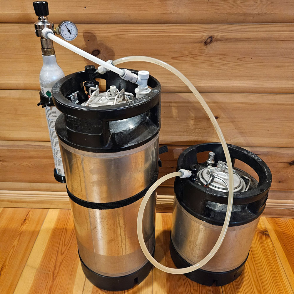 paket för sluten överföring mellan fat - Mr. Malt