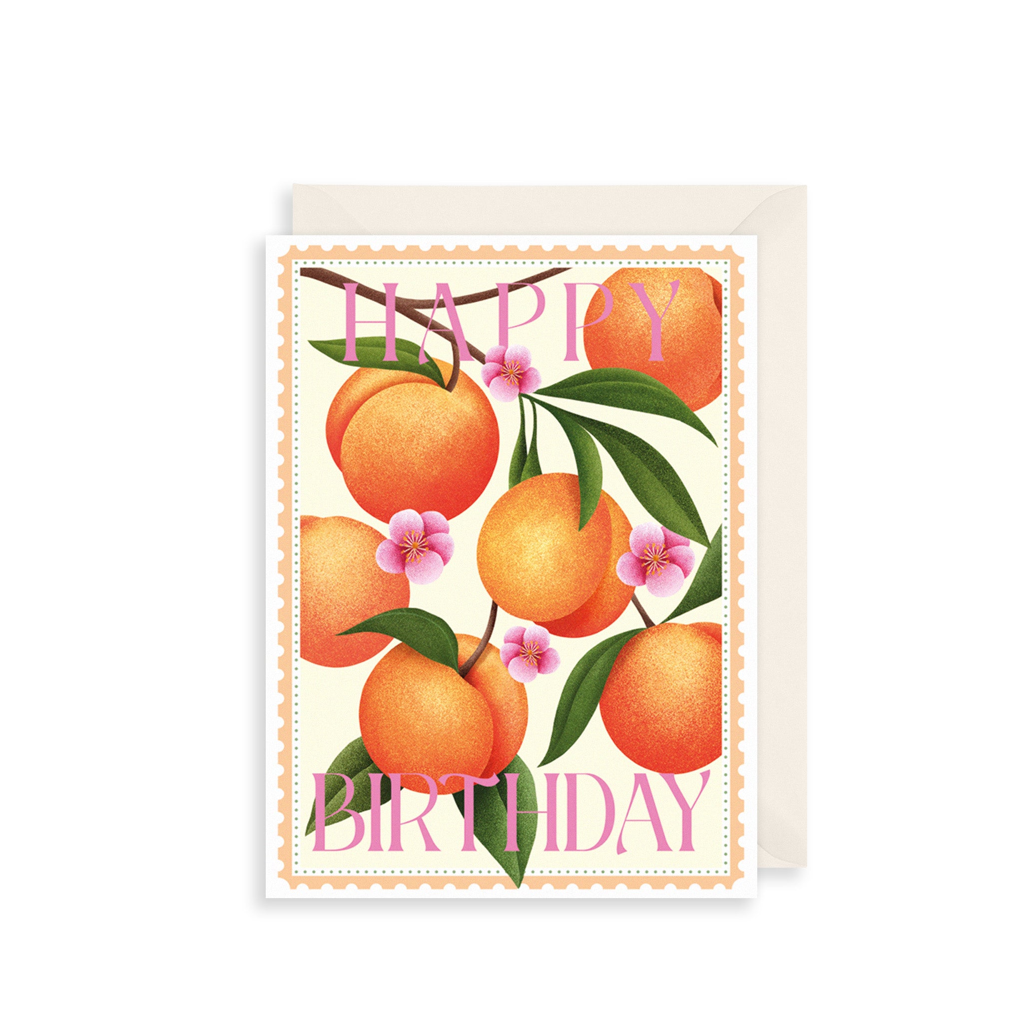 Peaches Greetings Card - paperme.se