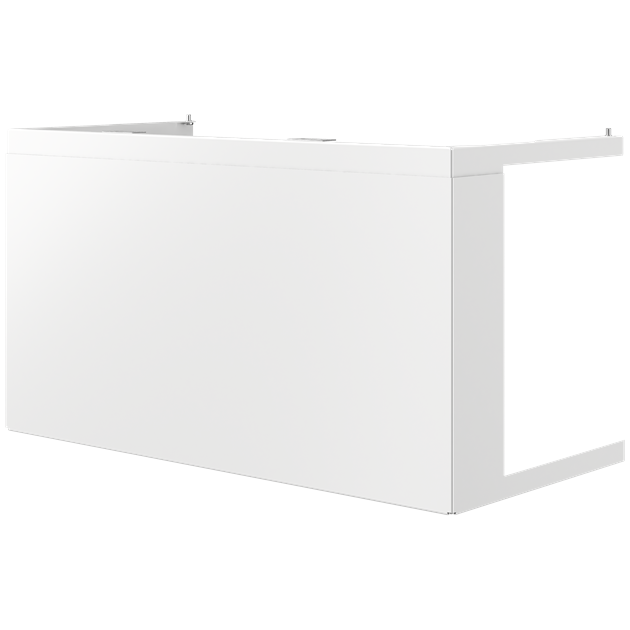 Takanslutning KS3 öppen sida vit - RCV-Ventilation