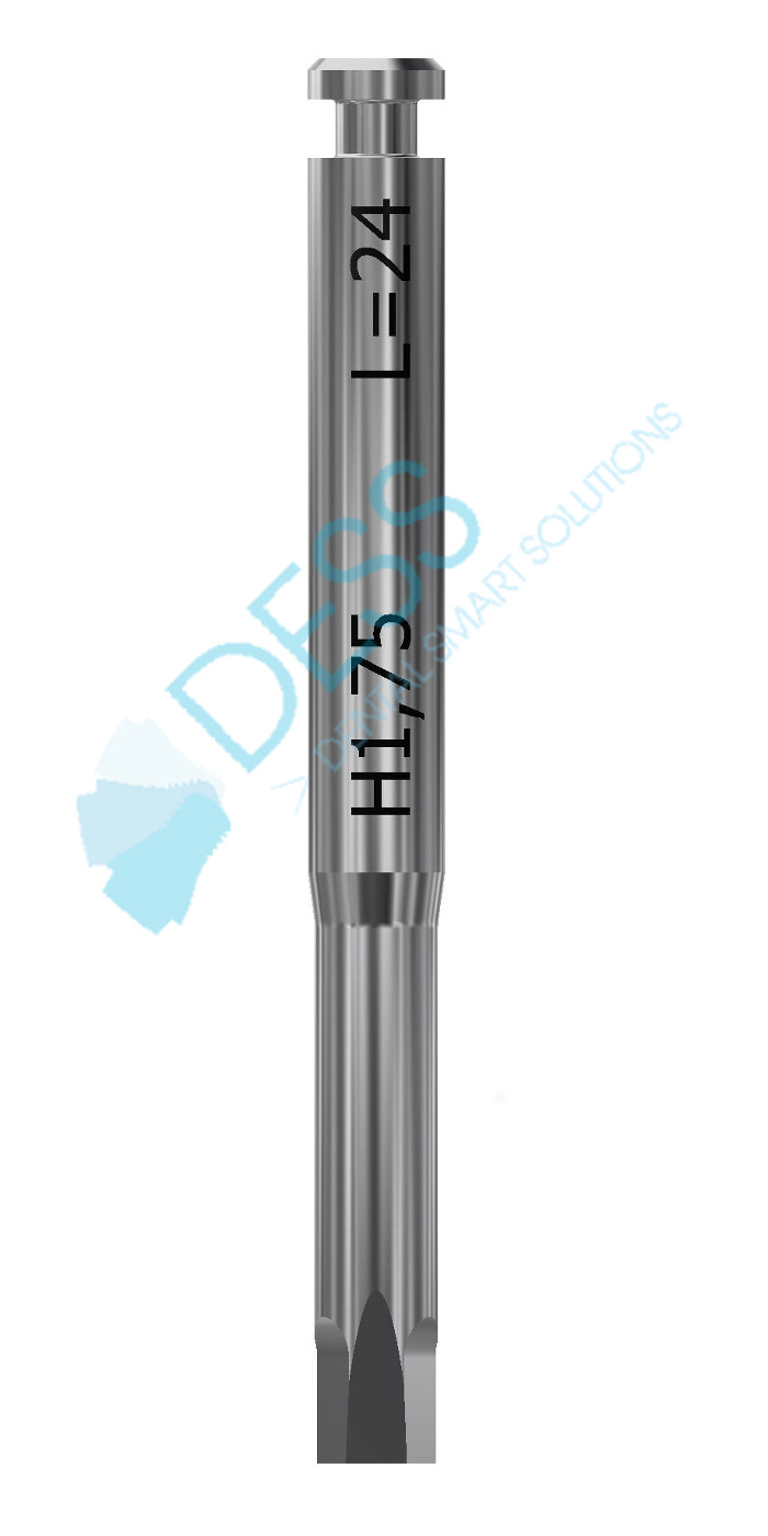 Screwdriver 24mm hex. 1,75mm head
