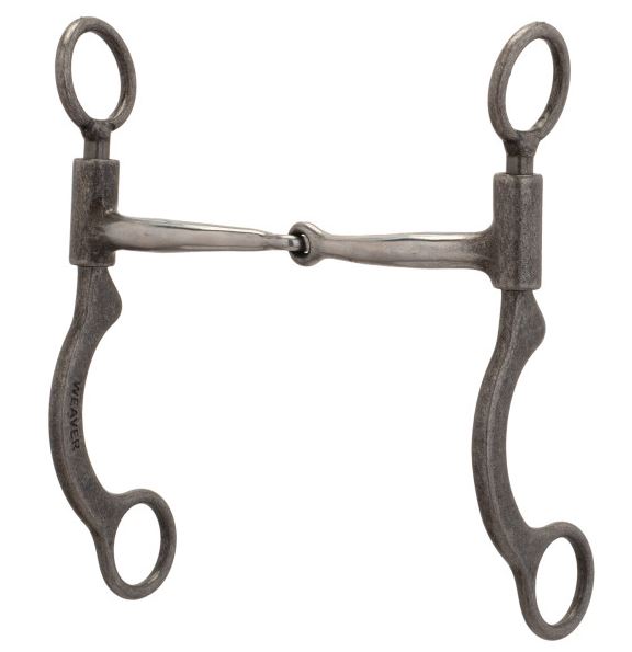 Pro Series Short 6-1/2" Cheek Horse Bit, Sweet Iron Snaffle - Milsta