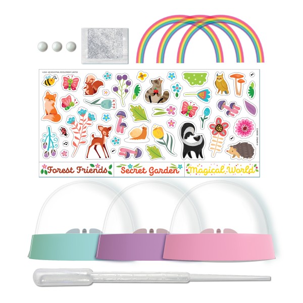 Glitter Rainbow Snow Domes - Kalikå