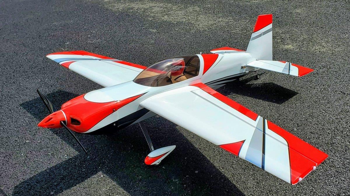 ExtremeFlight Edge 540T V2 EXP - White/Red 1,52m 60inch - HAB