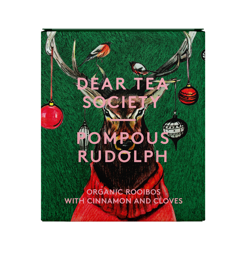 Rooibos julte - Dear Tea Society - Pompous Rudolph Ekologisk - Presentkartong - Tekungen.se