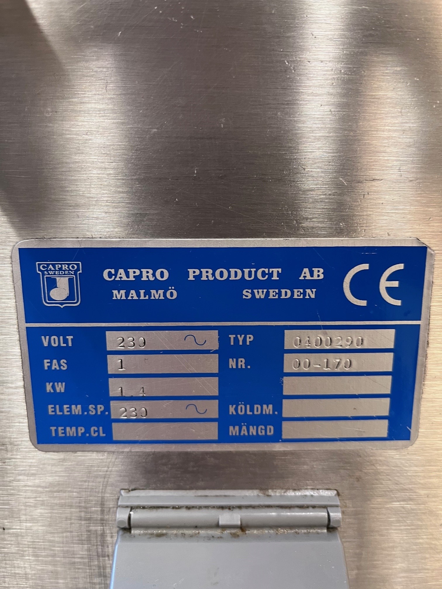 Värmeri hel brunn - Capro - Bravida Sverige AB/HNA Storköksservice