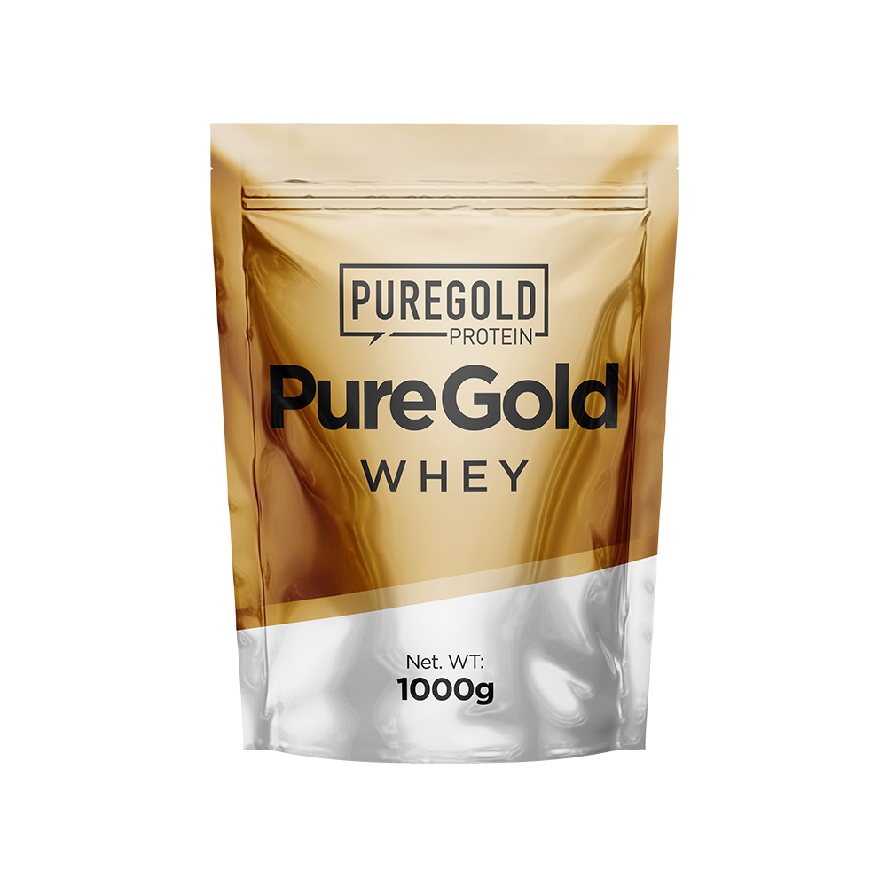 Pure Gold Whey proteinpulver Jordgubb Vit Choklad - gymkostbutiken