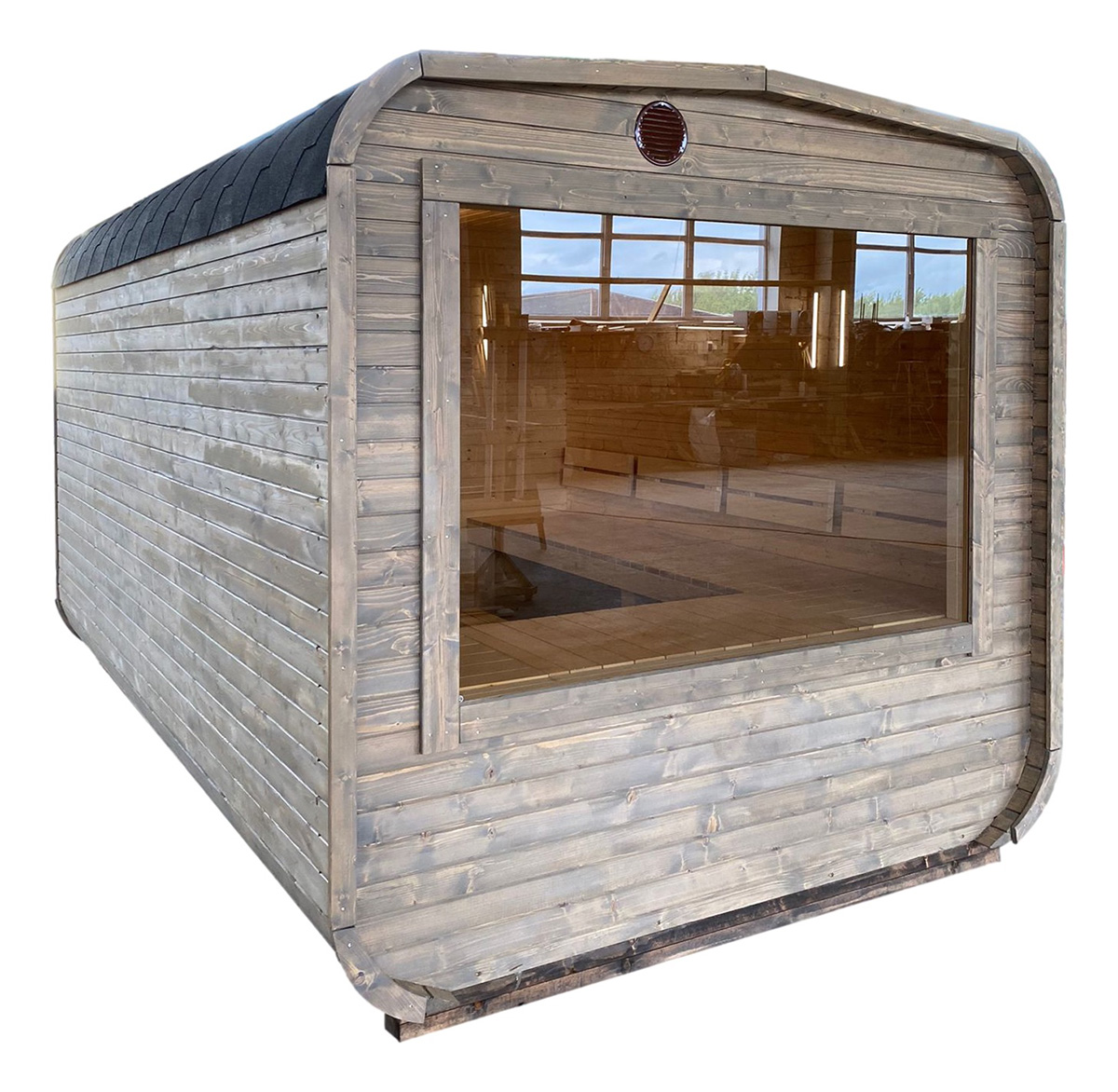 Bastu Cube 4 m med Relax / Omklädningsrum - Go Offroad