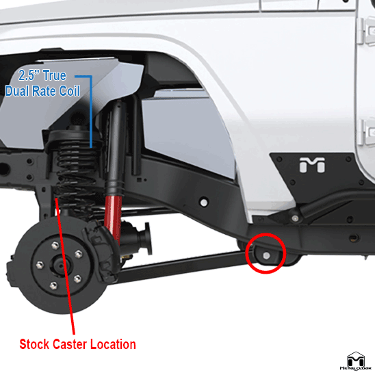 Metalcloak JK Wrangler HD Control Arm Pro'lignment Kit - Falken Offroad