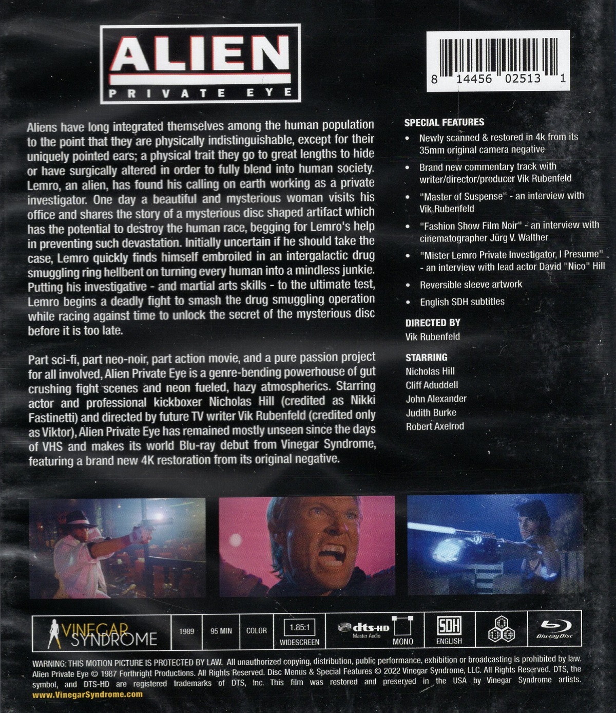 Alien Private Eye (ej svensk text) (Blu-ray) - Kvarnvideo.se