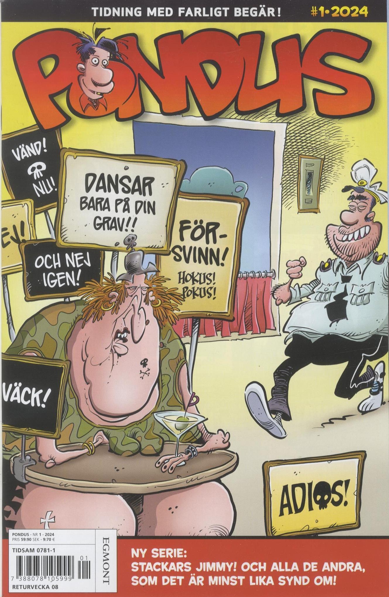 Pondus nr 1 2024, Tidning med farligt begär! - Seriekällaren