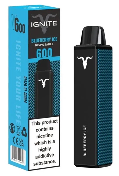 Ignite 600 Disposable Vape - Blueberry Ice - Vape Online