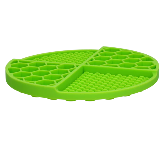 Eat Slow Live Longer Lick Mat Dimensions Circle - Doggie-Zen