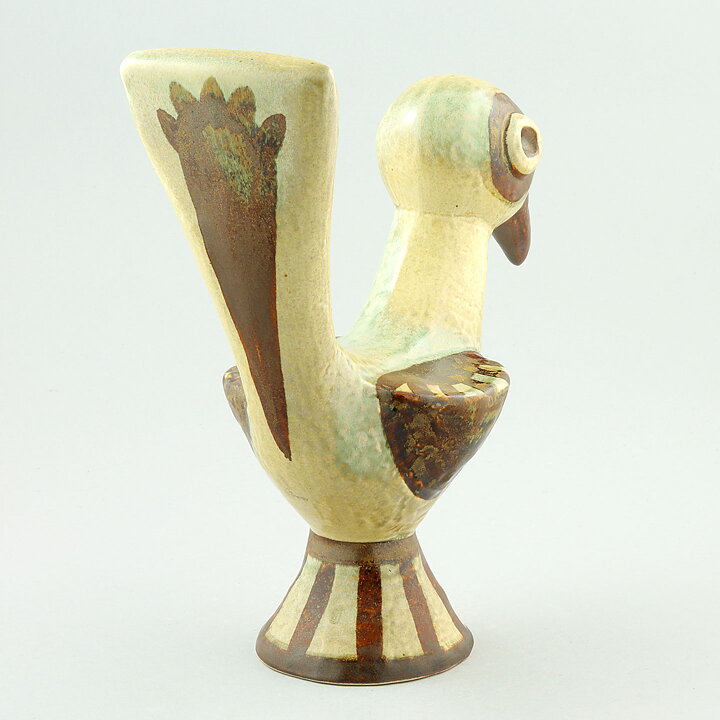 Gerd Hiort Petersen (1960s) Yellow Modern Bird 30 cm