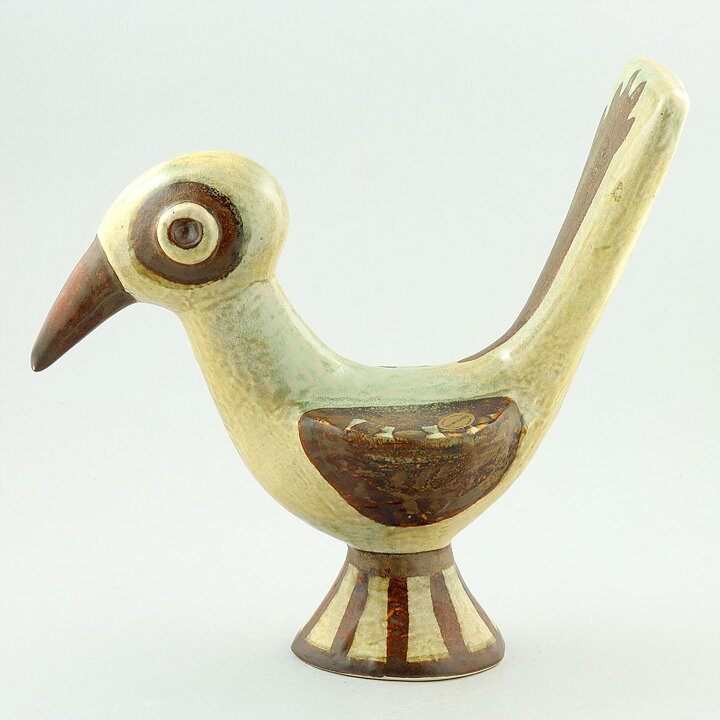 Gerd Hiort Petersen (1960s) Yellow Modern Bird 30 cm