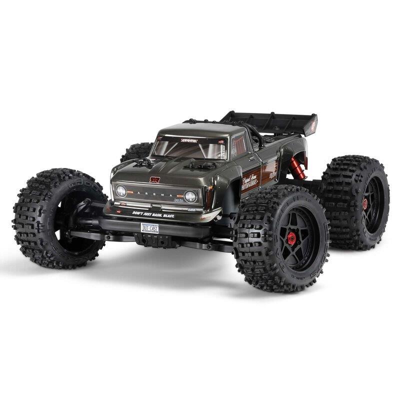 ARRMA 1/10 OUTCAST 4X4 4S V2 BLX Stunt Truck RTR, Gunmetal - HAB