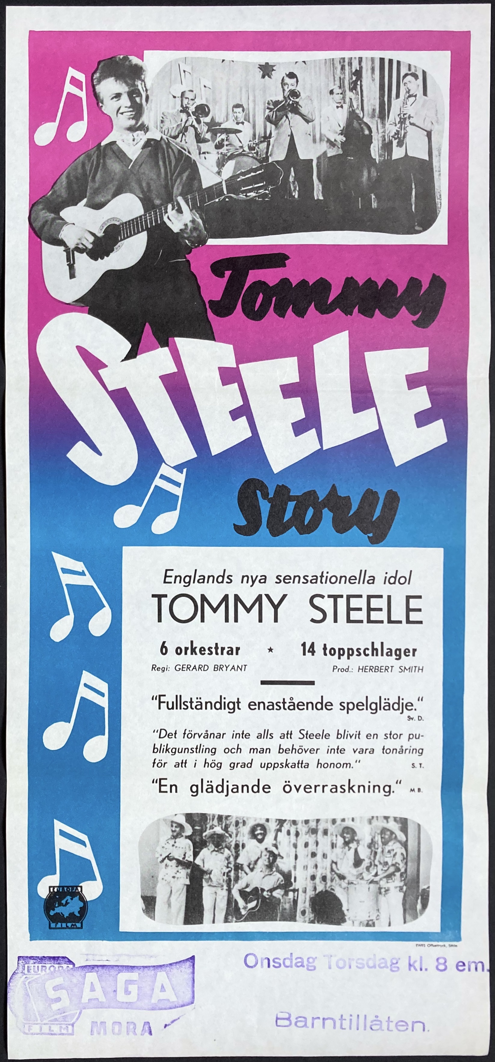 Nostalgipalatset - THE TOMMY STEELE STORY (1957)