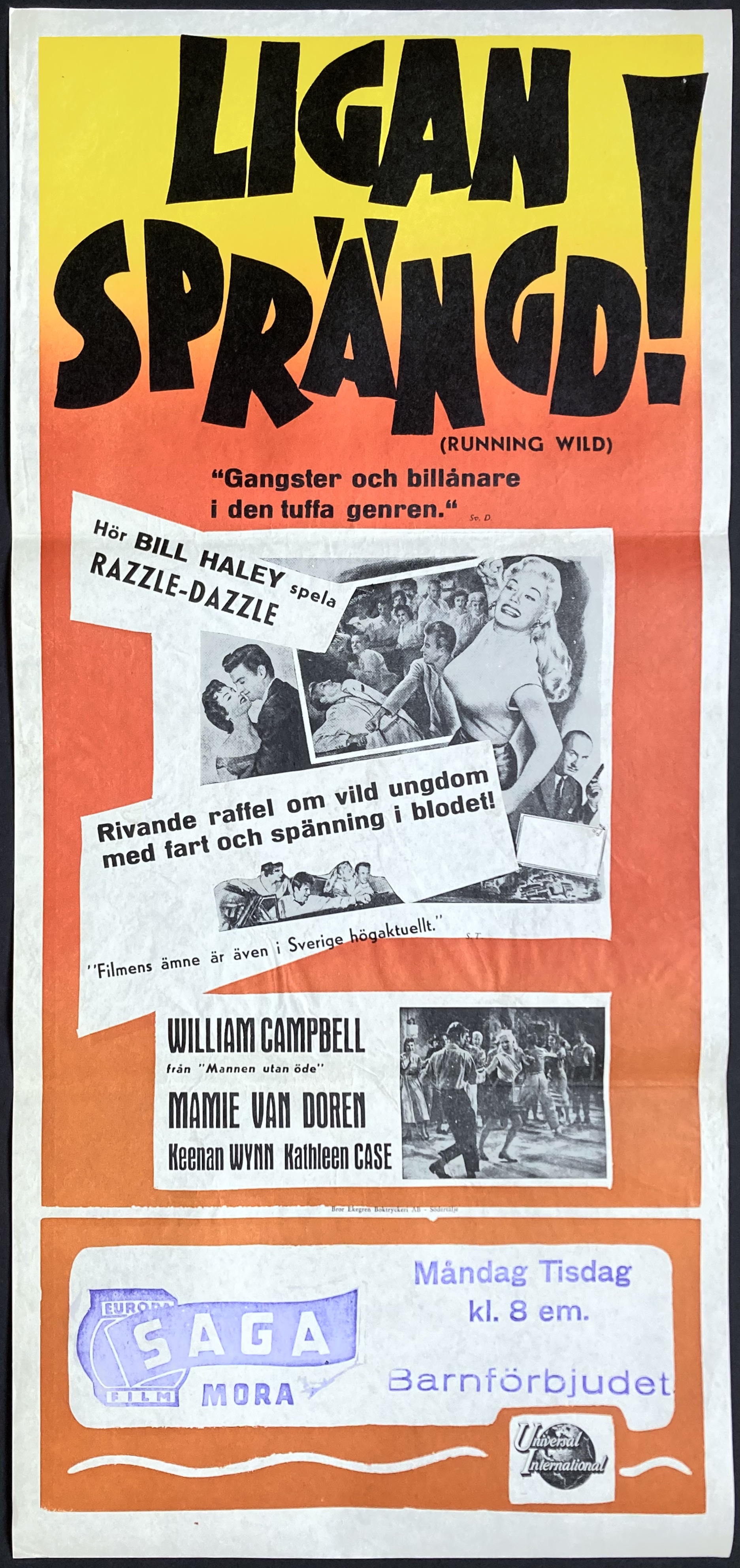 Nostalgipalatset - RUNNING WILD (1955)