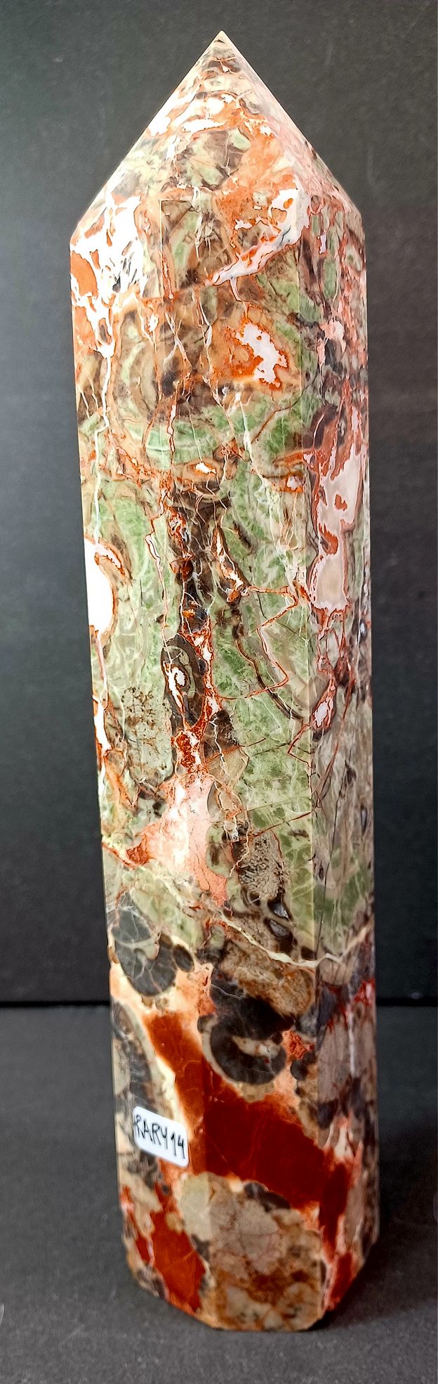 Stengarden.com - Regnskogsjaspis (Ryolit) Torn