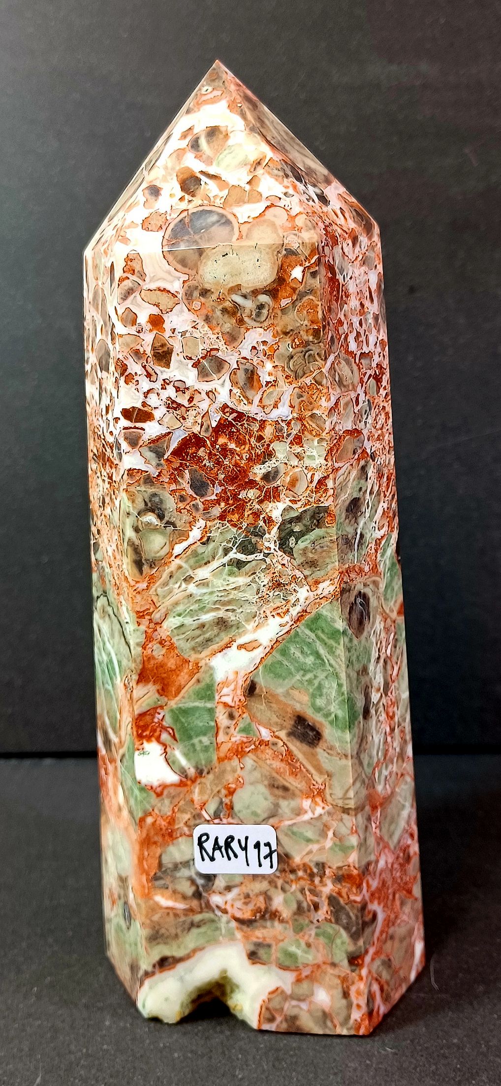 Stengarden.com - Regnskogsjaspis (Ryolit) Torn